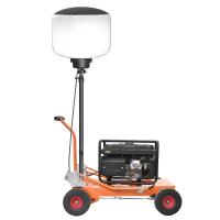 China AC90-305V 96000 Lumens LED Work Light Tower on 3.8m Tripod for Temporary Construction for sale