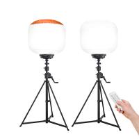 China IP65 Waterproof LED Balloon Light Tower with 5000K Color Temperature and 4-Level Dimming for Jobsite Lighting for sale