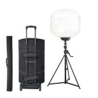 China Portable Light Tower with AC90-305V Input Voltage 160LM/W Efficiency and Aluminum + Steel + PC + Fabric Material for sale