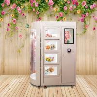 China Clinics Health Center Flower Vending Machine 220V Airports 24 Hours LED Illuminating for sale