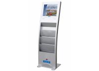 China Advertising Display LCD Digital Signage with Brochure Holder FCC / CE / RoHS for sale