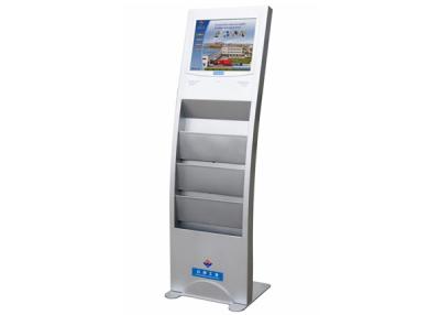 China Advertising Display LCD Digital Signage with Brochure Holder FCC / CE / RoHS for sale