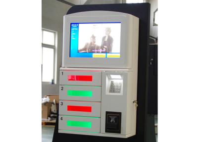China Magstripe Card / IC Card / Member Card Accepted Cell Phone Charging Station with 19 Inch Touch Screen for sale