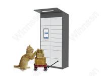 China Sender Receiver Parcel Delivery Lockers Outdoor Electronic Click Collect for sale