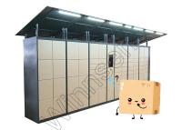 China Sender Receiver Parcel Delivery Lockers Outdoor Electronic Click Collect for sale