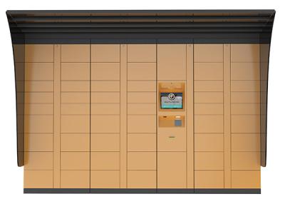 China Weather Proof Outdoor IC Card Reader Intelligent Parcel Station with Stainless Steel Keypad for sale