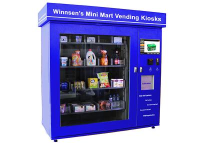 China Snack Beverage Combo Food Kiosk Machines with 5 ms Response Time Fixed Touch Sensitivity for sale