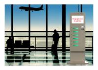 China Airport Metro Cell Phone Charging Stations with Interactive Information Wifi for sale