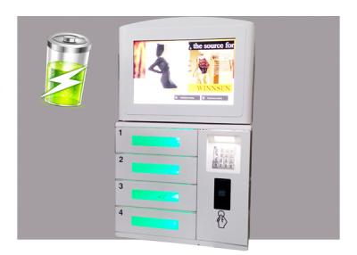 China Smart Multi Function Phone Charging Station Kiosk , Mobile Device Charging Station For Self Service Use for sale