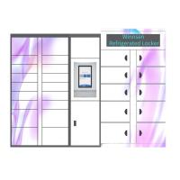 China Indoor Refrigerated Parcel Locker 24Hours Self Service Smart Cabinet Fruit for sale