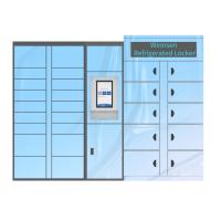 China Food Icecream Refrigerated Locker Smart Cabinet 24Hours Self Service for sale