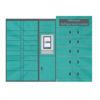 China Outdoor Electronic Refrigerated Locker Storage Smart Cabinet LED Screen for sale