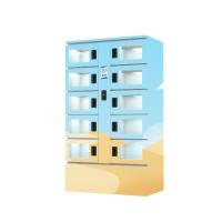 China Winnsen Transparent Refrigerated Locker color size customized frozen locker for sale
