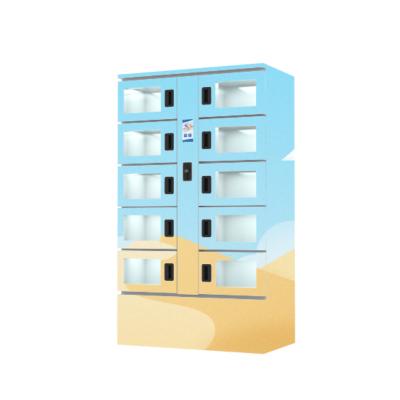 China Winnsen Transparent Refrigerated Locker color size customized frozen locker for sale