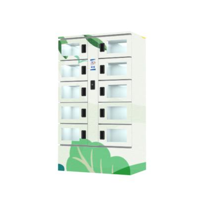 China Winnsen Touch Screen Refrigerated Locker Smart Cabinet Transparent Display for sale