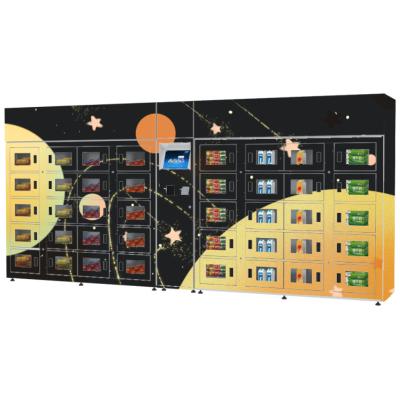 China Market Shopping Refrigerated Cabinet Locker LED Mall Using Smart for sale