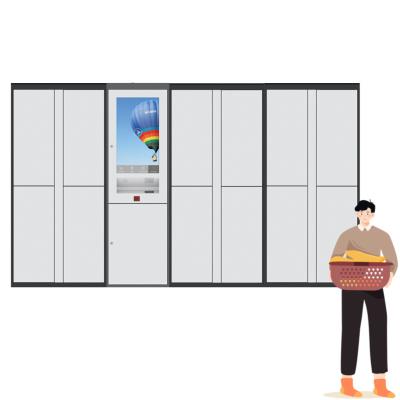 China Winnsen Wardrobe Locker Laundry Cabinet Smart Parcel Delivery 2D Barcode Reader for sale