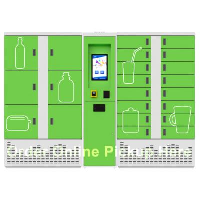 China 24 Hours Frozen Chilling Parcel Locker Refrigerated For Fresh Vegetable Grocery Meat for sale