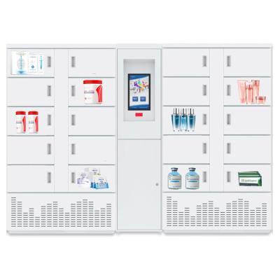 China Click Collect Automated Lockers Coolant Parcel Delivery Locker 24 Hours For Nutrition Food Grocery for sale