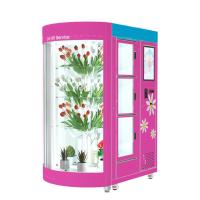 China Self Sevice Winnsen Flower Vending Machine 18.5 Inch With Refrigeration And Humidifier for sale