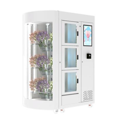 China Humidifier Keep Fresh Flower Vending Machine With Refrigerate Cooling System 240V for sale