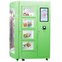 China Floral Shop Cooling Flower Vending Machine 50HZ For Plantsl Cold Rolled Steel for sale
