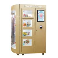 China Rose Fresh Flower Vending Machine Self Service With Remote Control CE FCC for sale