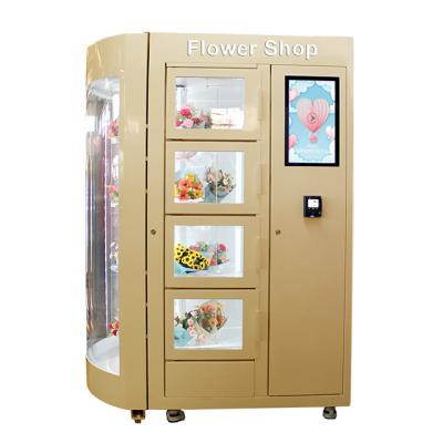China Rose Fresh Flower Vending Machine Self Service With Remote Control CE FCC for sale