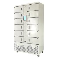 China Outdoor Refrigerated Chilled Parcel Frozen Locker 15inch For Shopping Mall 50Hz for sale