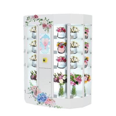 China Refrigeration Flower Vending Locker Machine Fresh Dry 18.5 Inch for sale