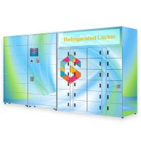 China Cold Food Delivery Refrigerated Electronic Locker With Remote Control 240V for sale