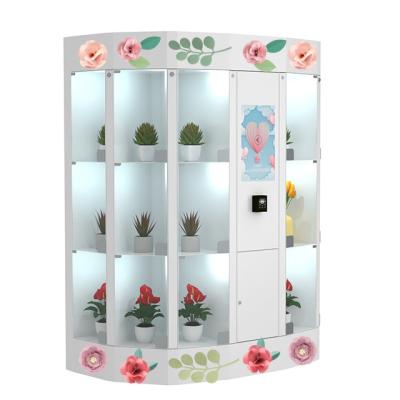 China 19 Inch Flower Vending Machine Locker With Cooling System 50HZ for sale