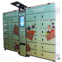 China Transparent Food Safe Fridge Locker Qr Code 15inch With Self Large Or Small Box for sale