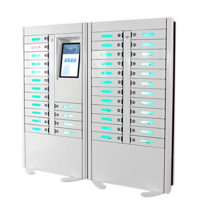 China Commercial Phone Charging Station 240V With Advertising 40 Doors for sale