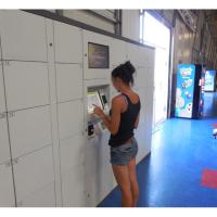 China Smart Library Luggage Locker Outdoor Storage Deposit With Big Touch Screen for sale