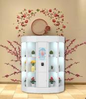 China 22'' LCD Touch Screen Flower Vending Locker With LED Illuminating for sale