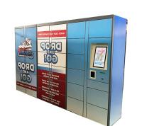 China Industry Laundry Cleaning Shoe Locker With Touch Monitor And Advertising for sale