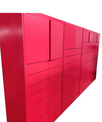 China Smart Parcel Delivery Locker Box Mailbox Stainless Steel Powder Coating for sale