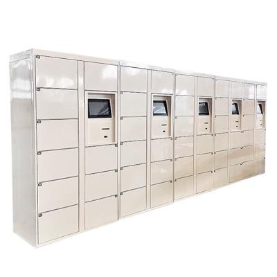 China Electronic Smart Laundry Locker System For Dry Cleaning Service QR Code Scanner for sale
