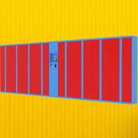 China Secure Storage Solution Steel Parcel Delivery Lockers with Custom Lockers and Camera for sale
