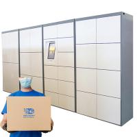 China Efficient Package Delivery Lockers With Android System And Payment Coin Bill Card QR for sale