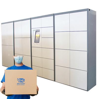 China Efficient Package Delivery Lockers With Android System And Payment Coin Bill Card QR for sale