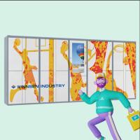 China Powder Coating Or Painting Electronic Parcel Lockers With 22 Inch Screen for sale