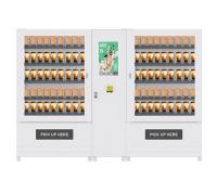 China 22 Automatic Bubble Tea Vending Machine With Refrigerator And Adjustable Channels for sale