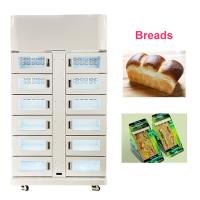 China Bread Vending Machine Custom Locker Refrigerated With Smart System And Card Reader for sale