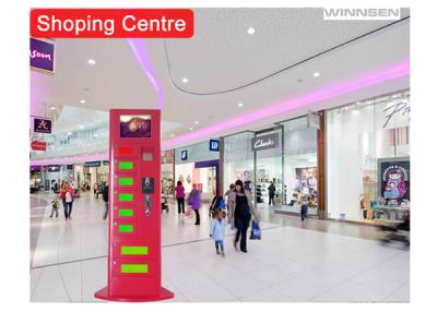China CE FCC Cell Phone Charging Station Kiosk , Commercial Phone Charging Station for sale