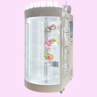 China Fresh Flower Dispenser with 24 Slots Refrigerated and Self Service Flower Vending Machine for sale