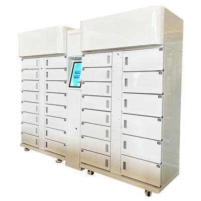 China Intelligent QR Code Auto Temperature-Controlled Cool Lockers For Groceries Pickup With Android System for sale