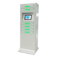 China Smart Laptops Charging Station Kiosk With Coin Bill Card QR Payment Options And Remote Control for sale