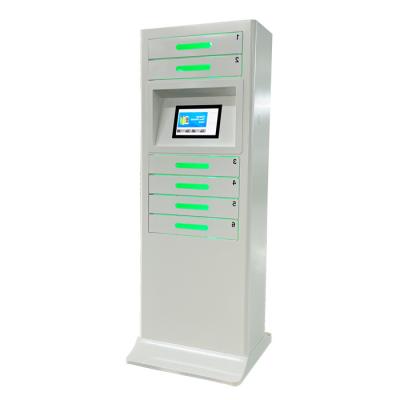 China Smart Laptops Charging Station Kiosk With Coin Bill Card QR Payment Options And Remote Control for sale